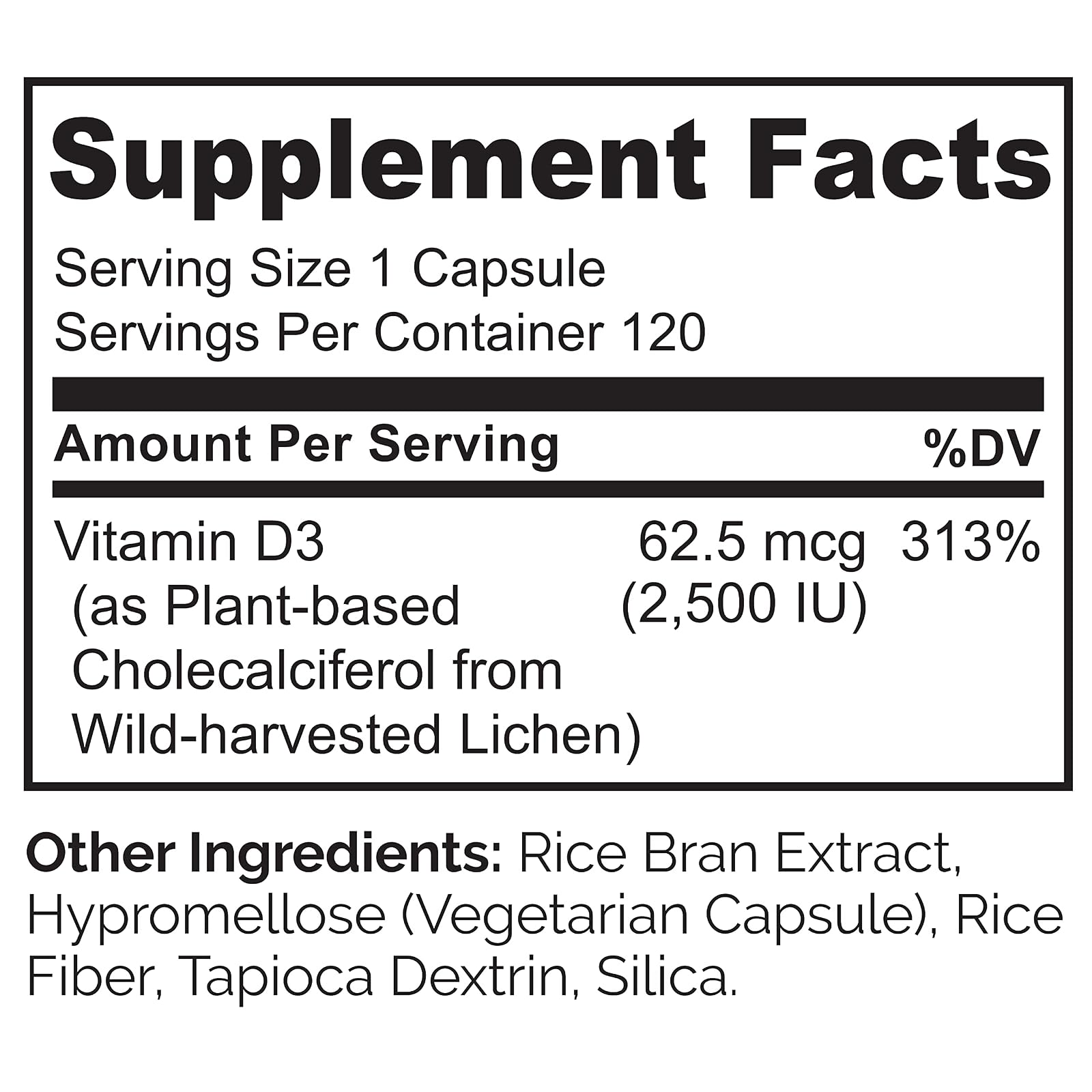 Essential vitamin D3 for bone health