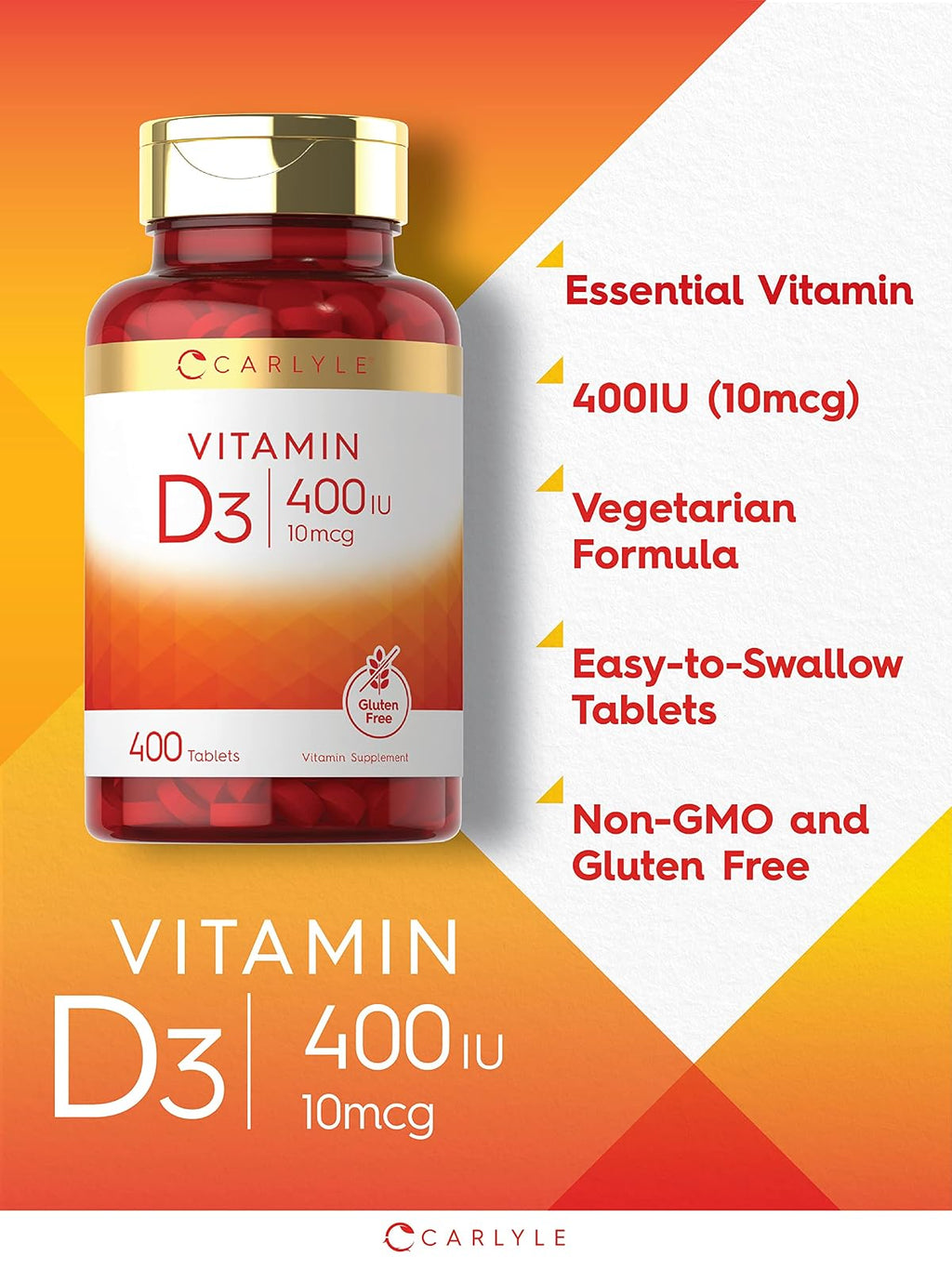 Essential vitamin D3 for bone health