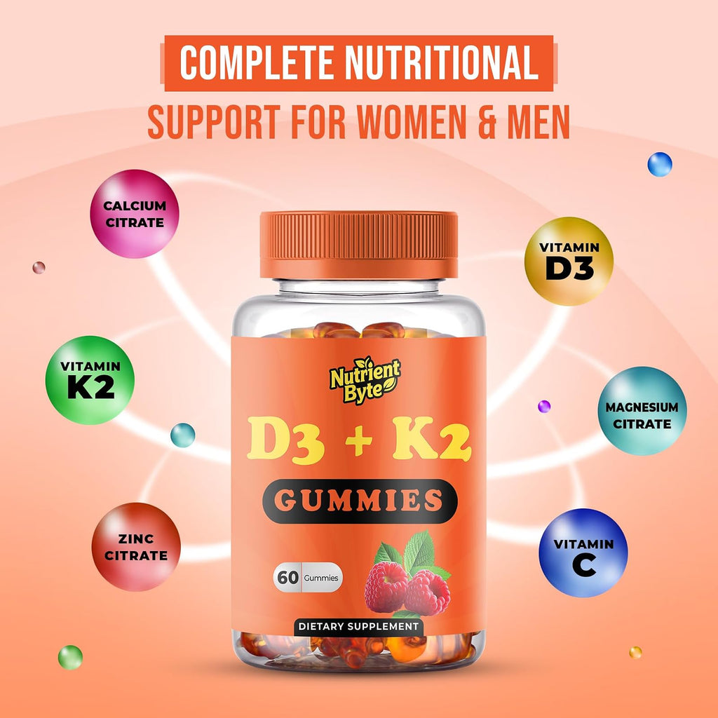 Essential vitamin D3 K2 for daily health