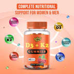 Essential vitamin D3 K2 for daily health