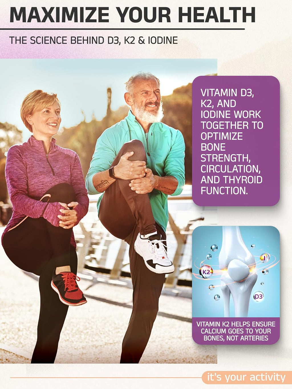 Essential Vitamin D3 K2 for wellness