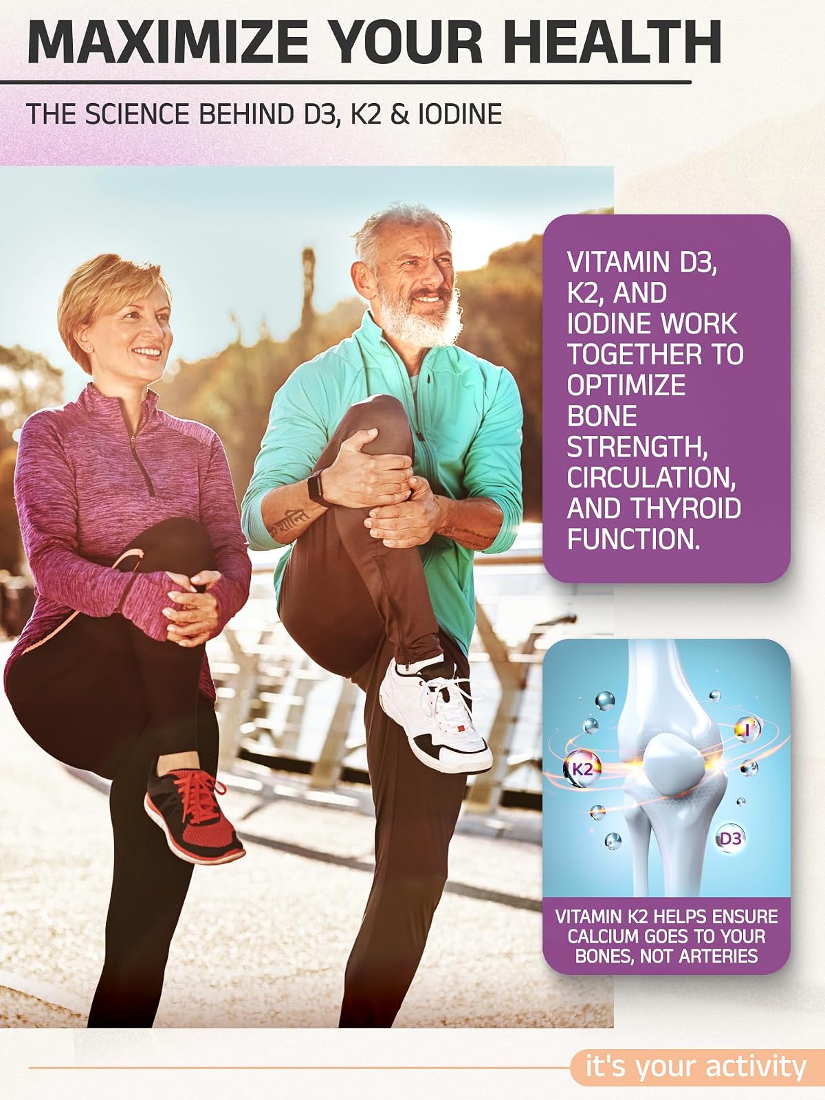 Essential Vitamin D3 K2 for wellness