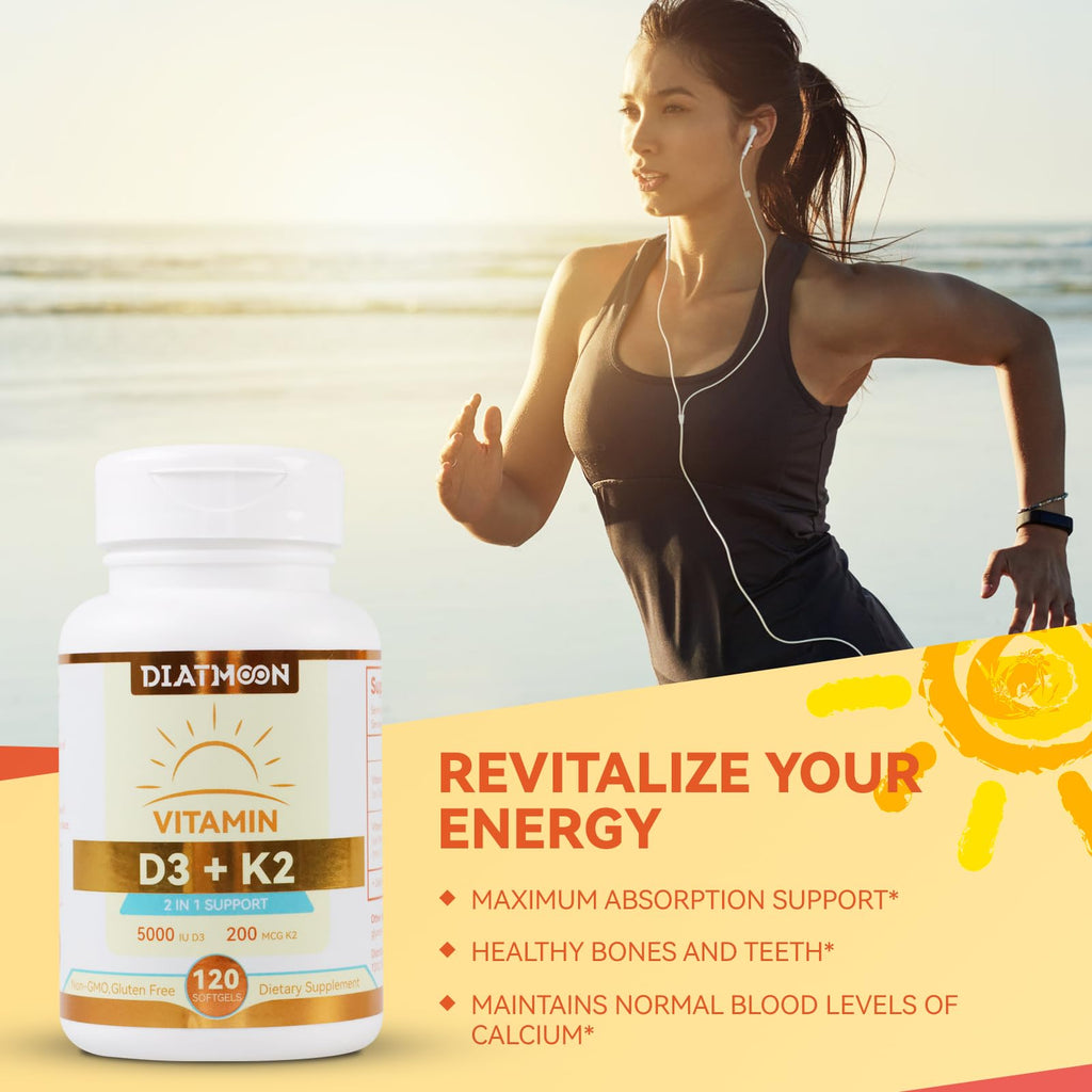 Essential vitamin D3 K2 supplement