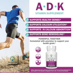 Essential vitamins A D3 K2 MK-7