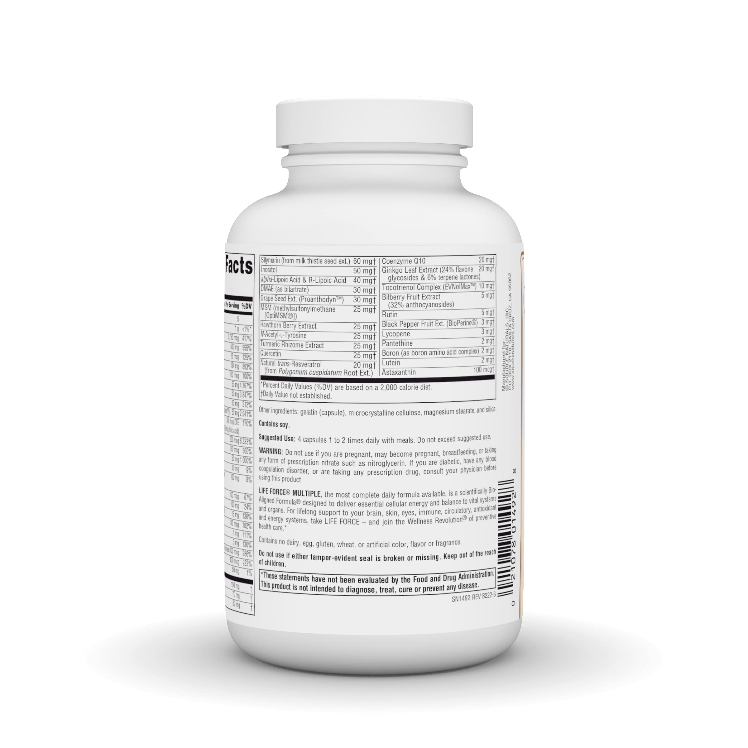 Essential vitamins and minerals blend