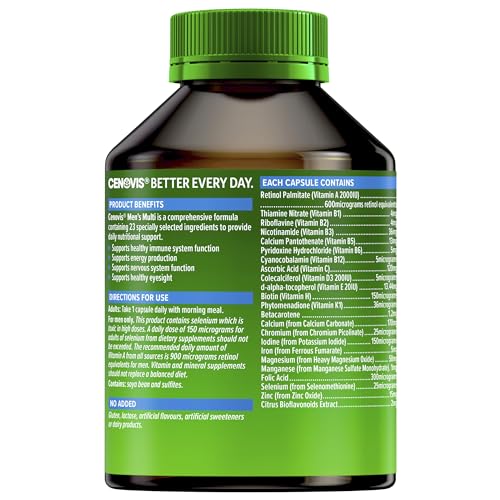 essential vitamins and minerals for men