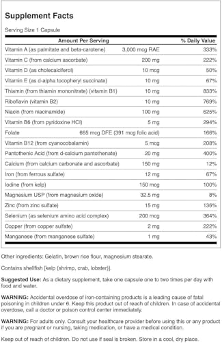 Essential vitamins and minerals for overall wellness