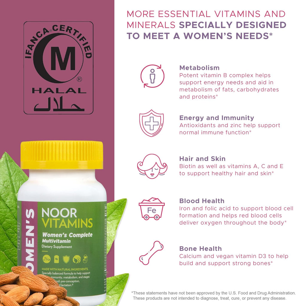 essential vitamins and minerals for women