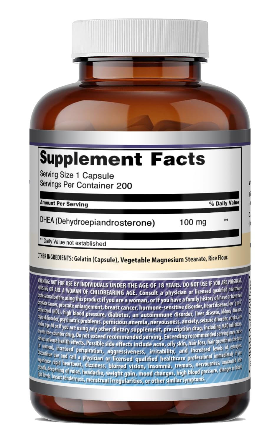 Essential vitamins and minerals in capsules