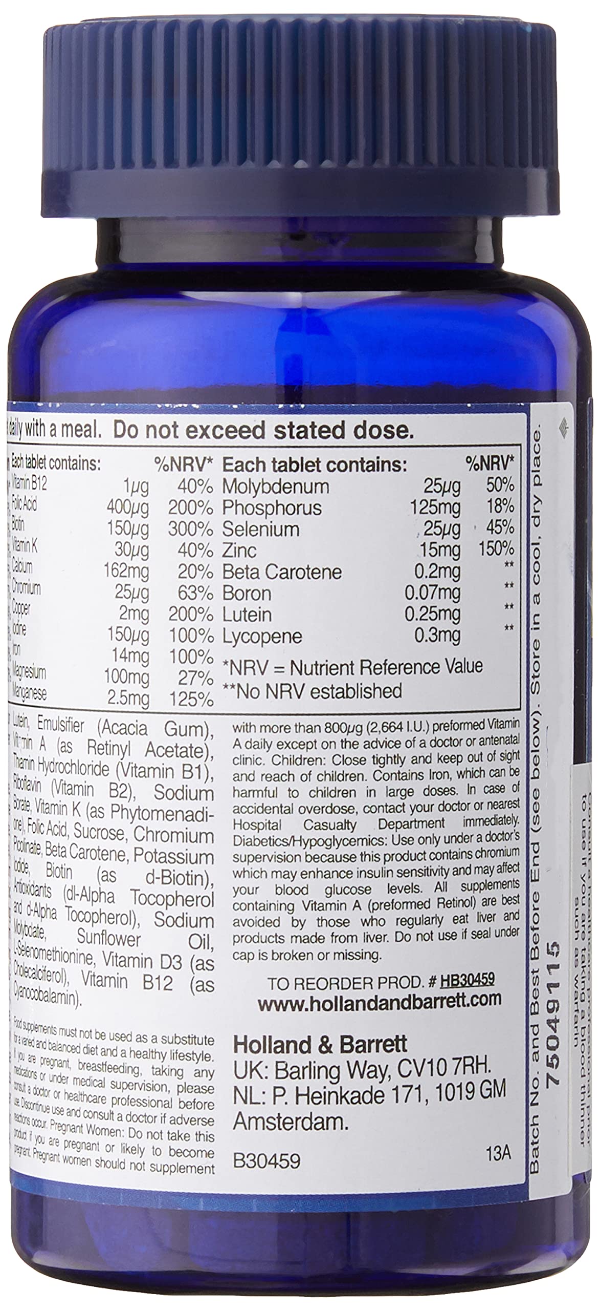essential vitamins and minerals in one