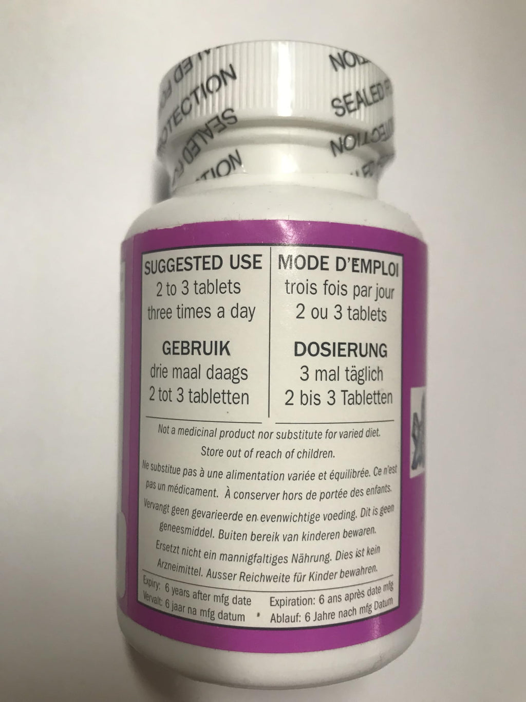 essential vitamins and minerals in tablets