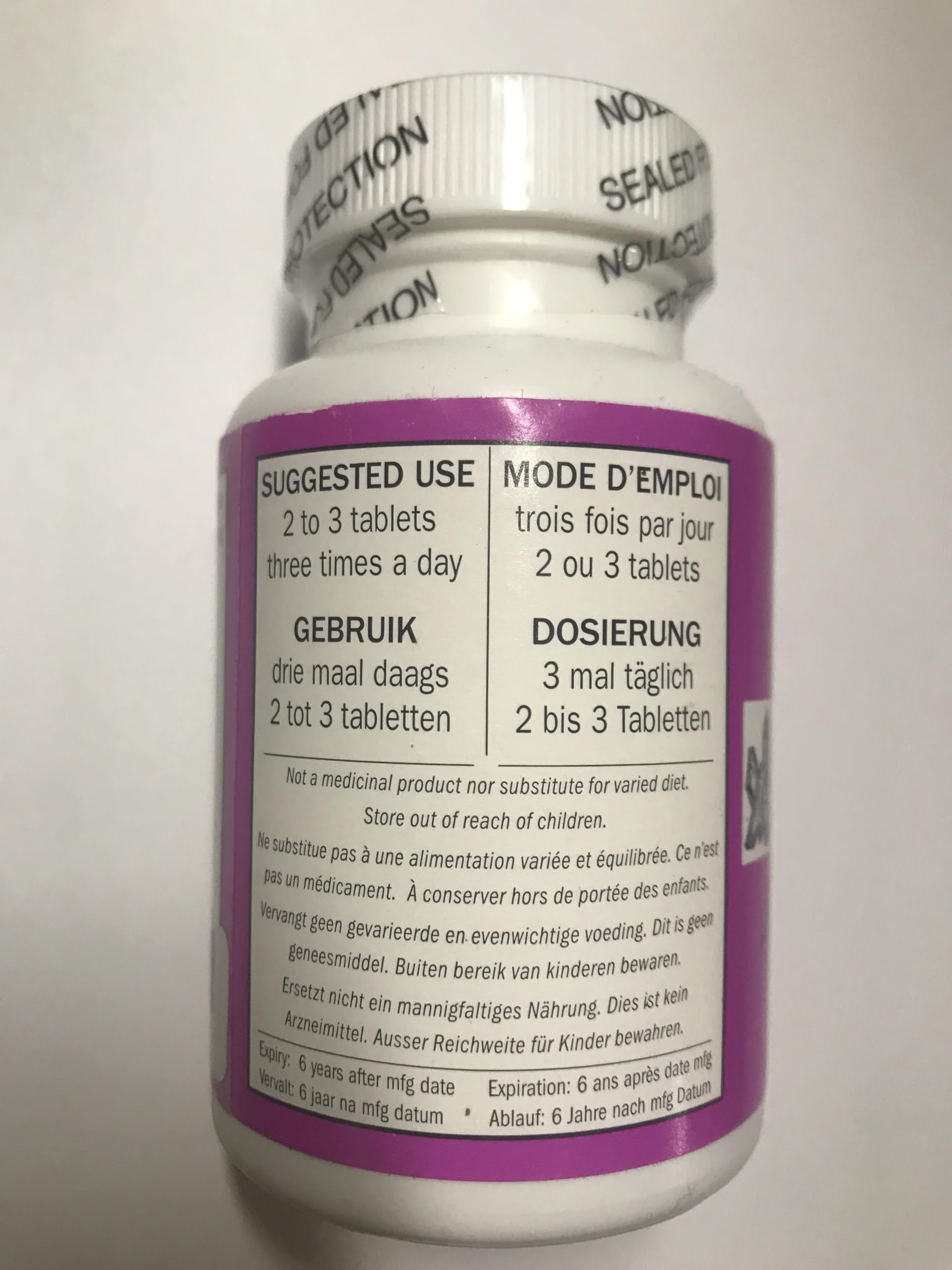 essential vitamins and minerals in tablets