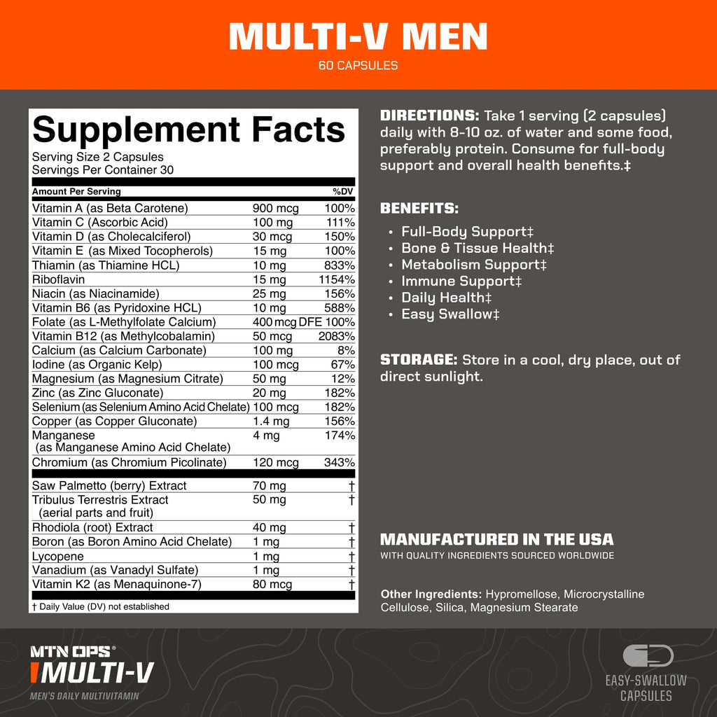 essential vitamins and minerals