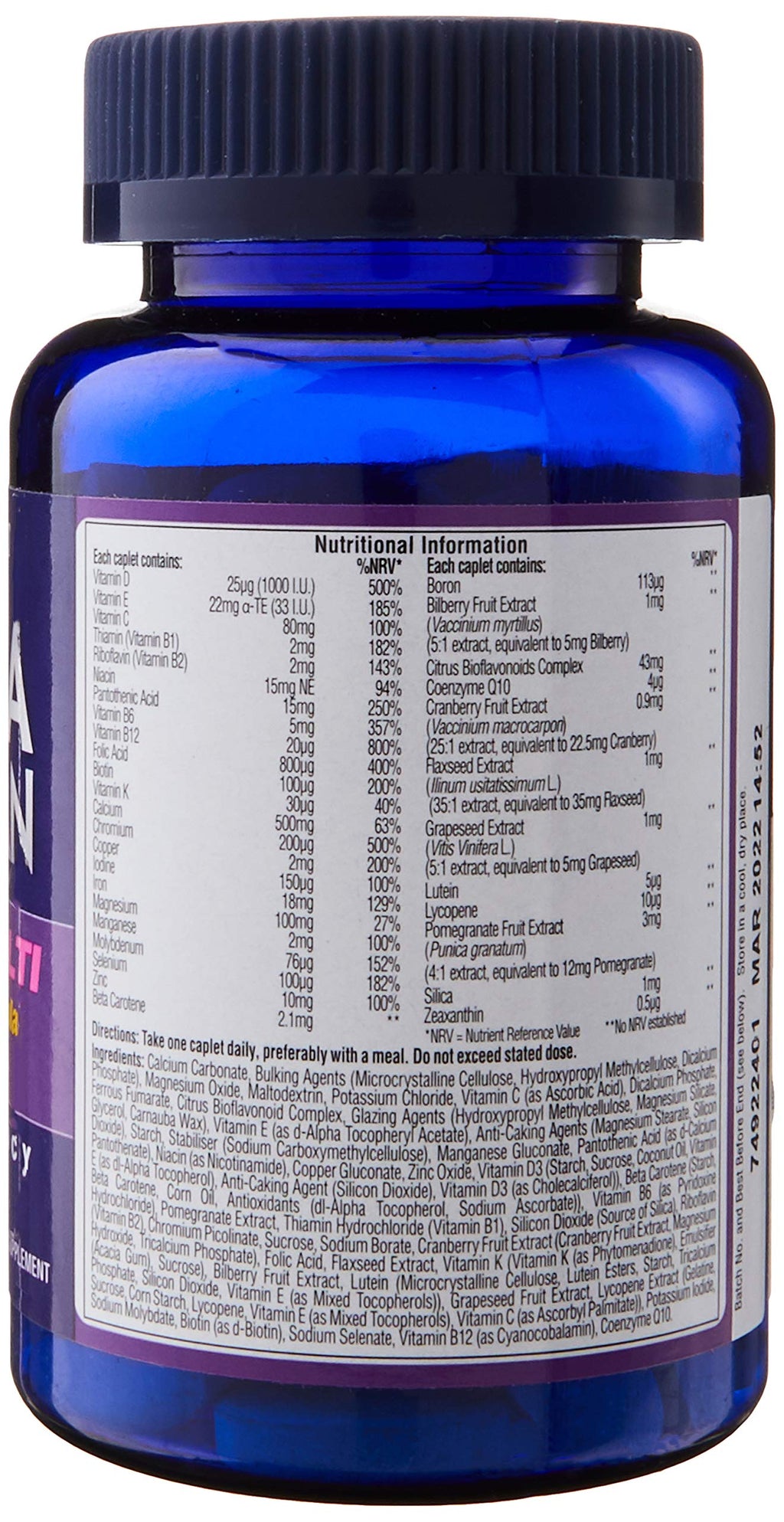 essential vitamins and multiminerals blend