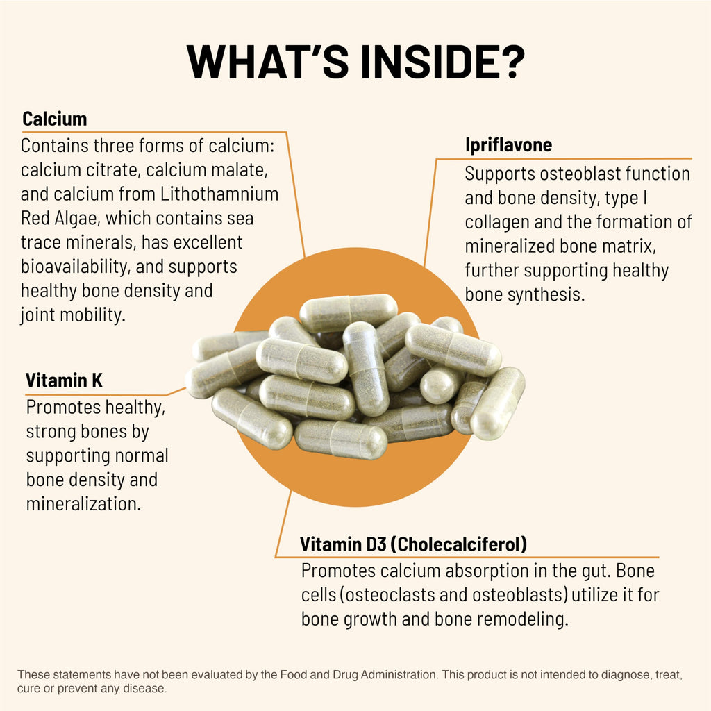 Essential vitamins for bone strength