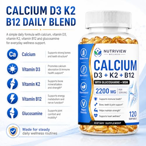 Essential vitamins for bone support