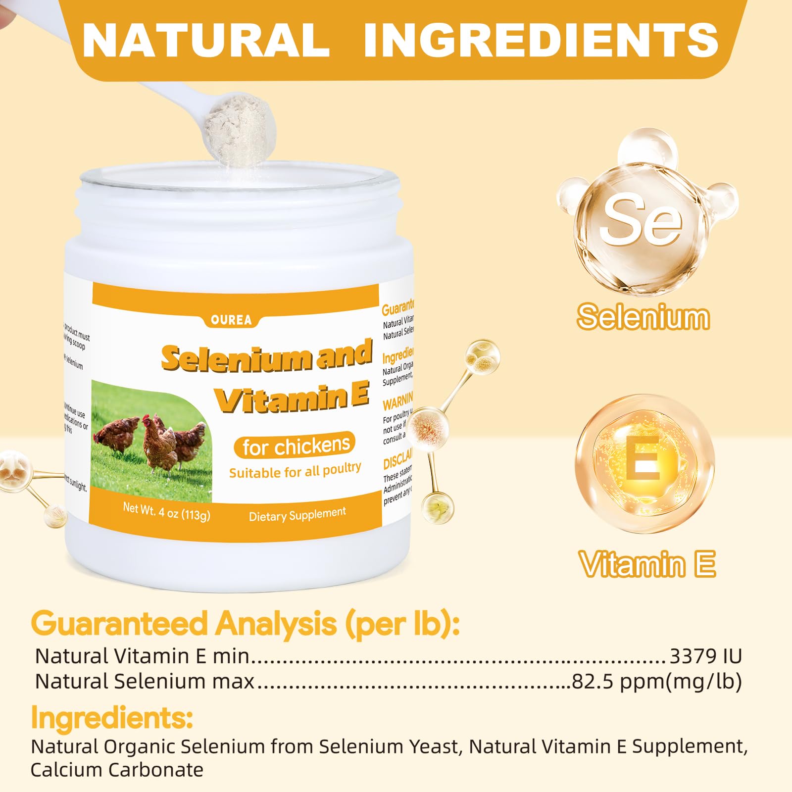 Essential vitamins for chicken growth