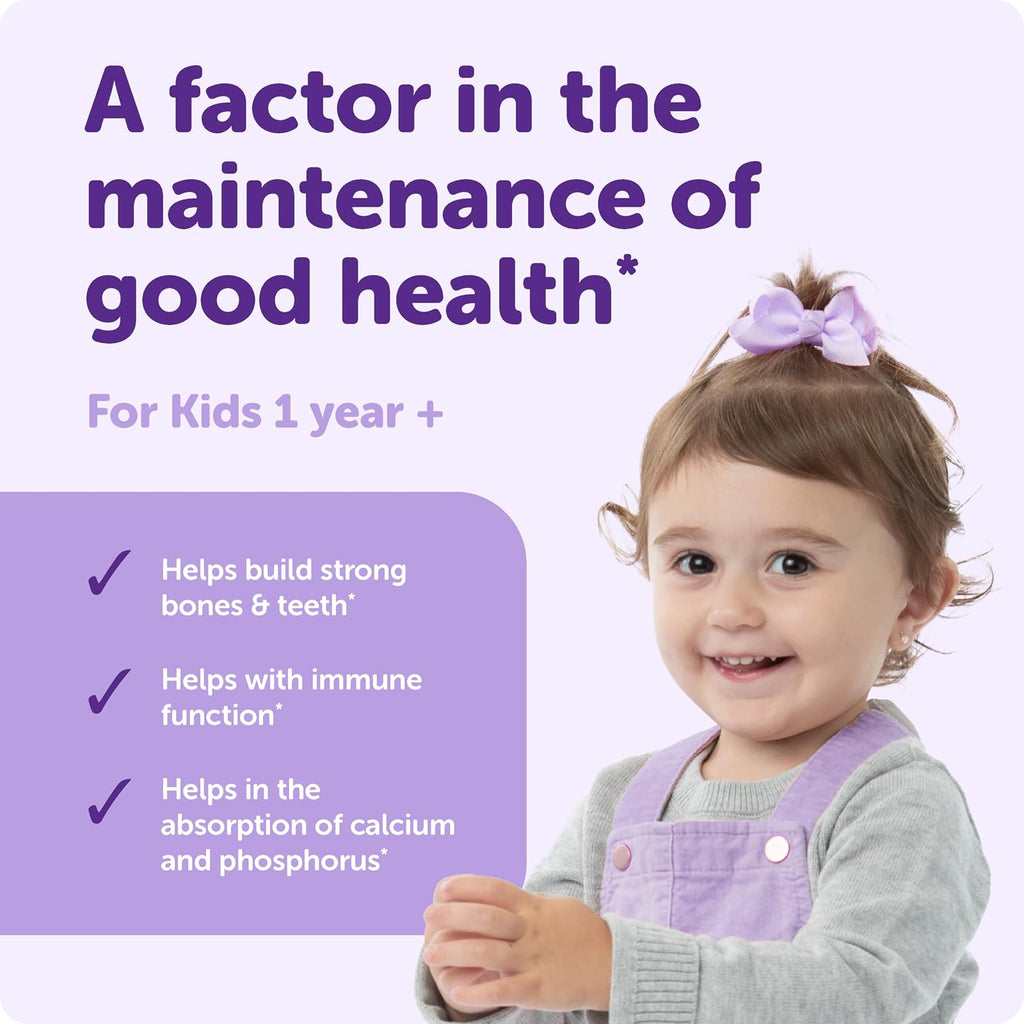 Essential vitamins for growing children