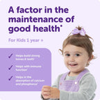 Essential vitamins for growing children