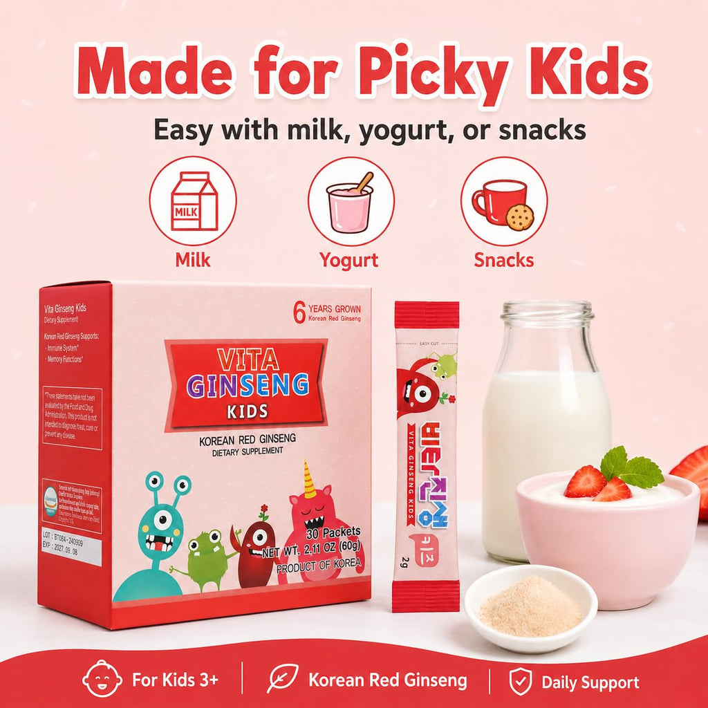 Essential vitamins for growing kids