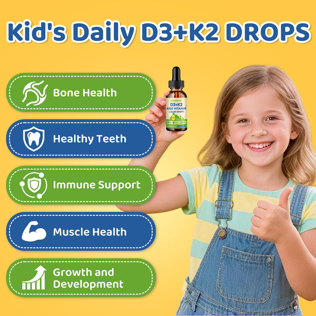 Essential vitamins for growing kids