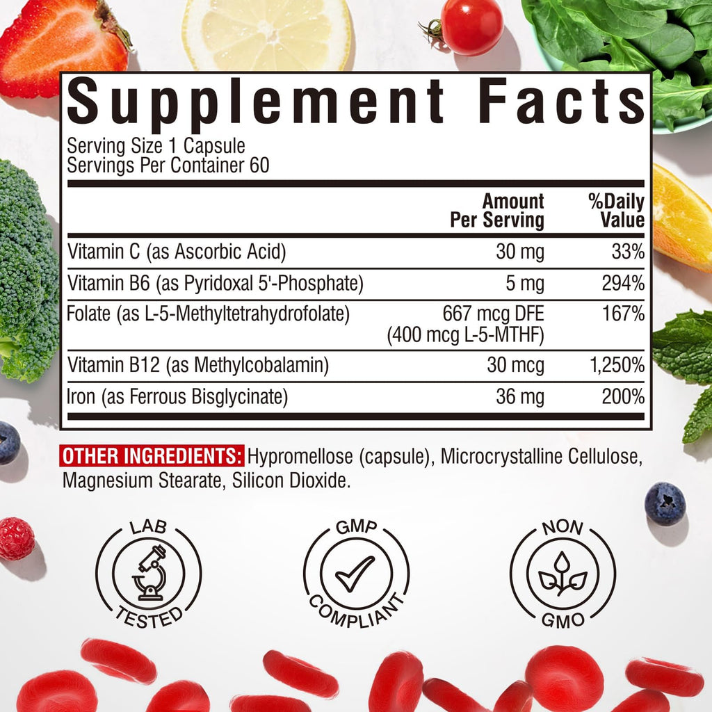 essential vitamins for iron levels