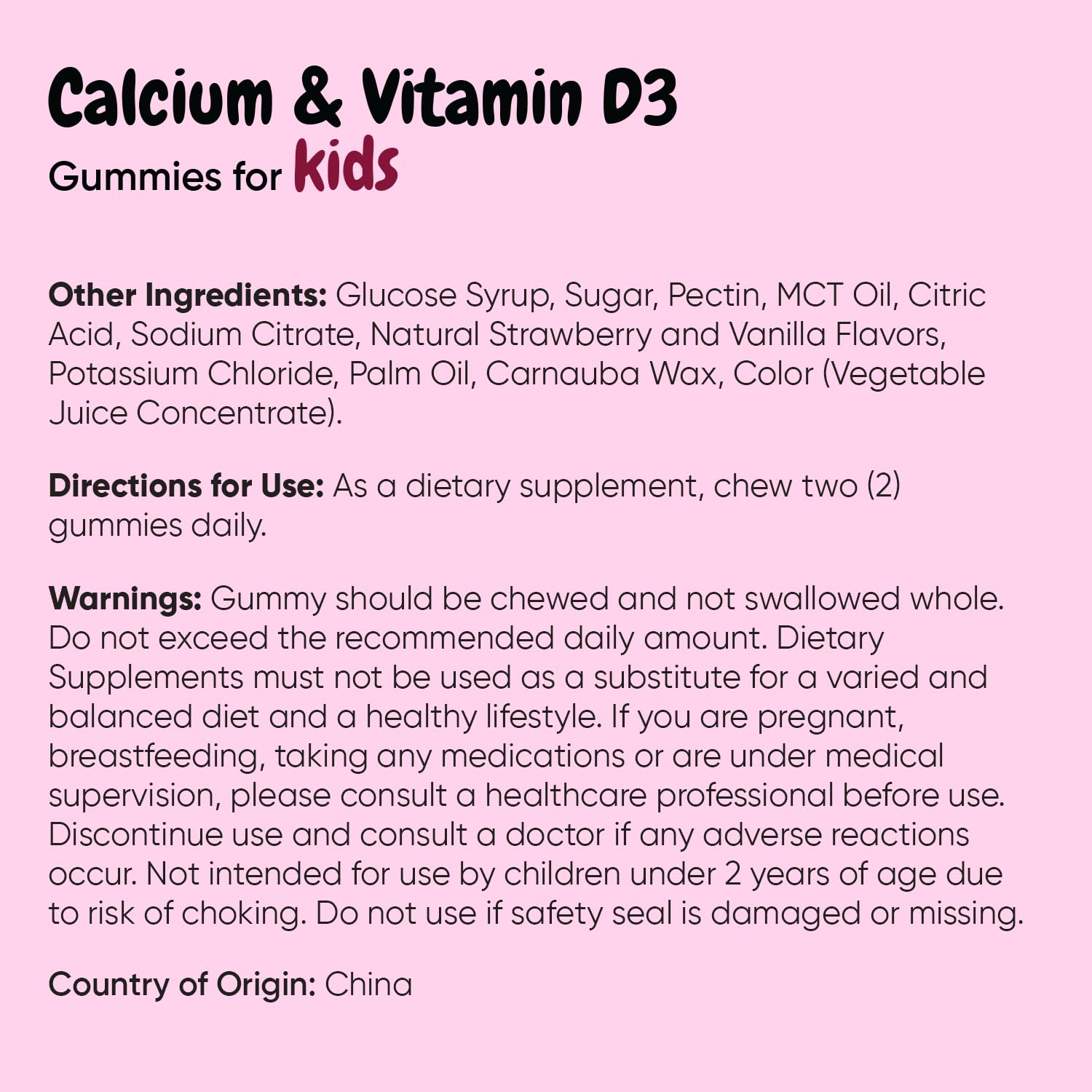 Essential vitamins for kids' development