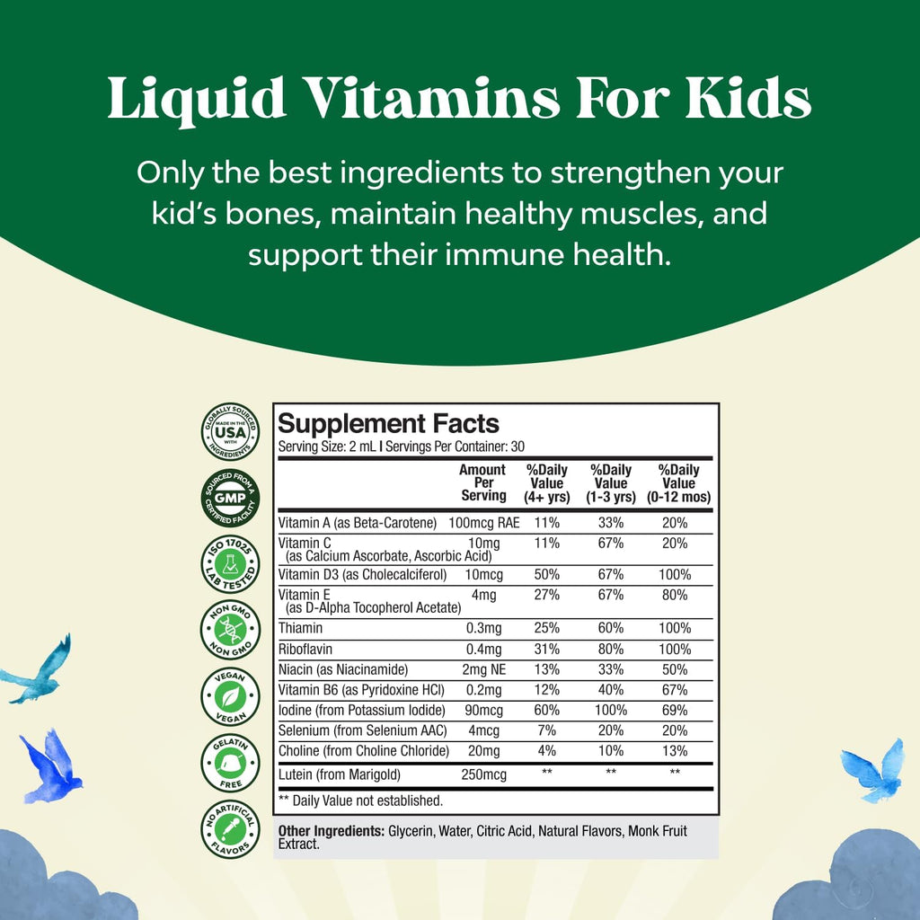 essential vitamins for kids' wellness