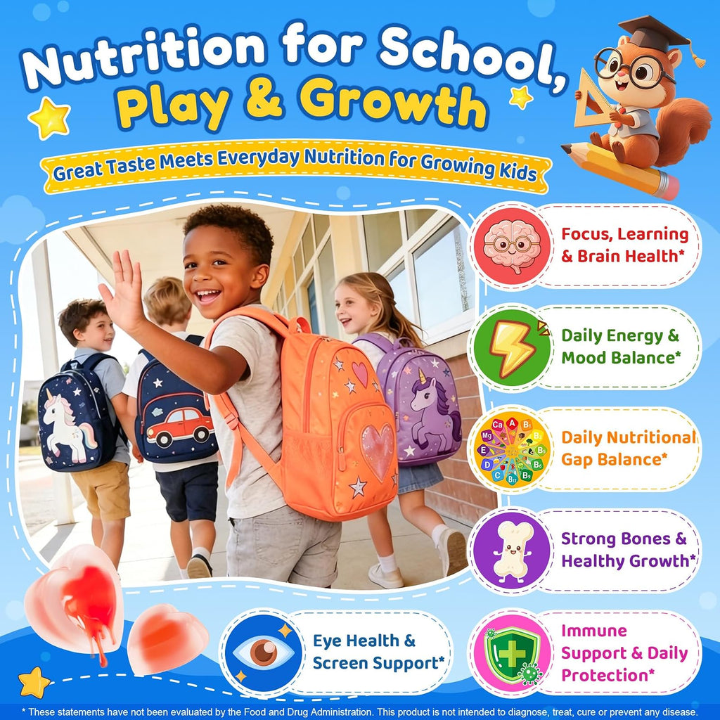 Essential vitamins for kids' wellness