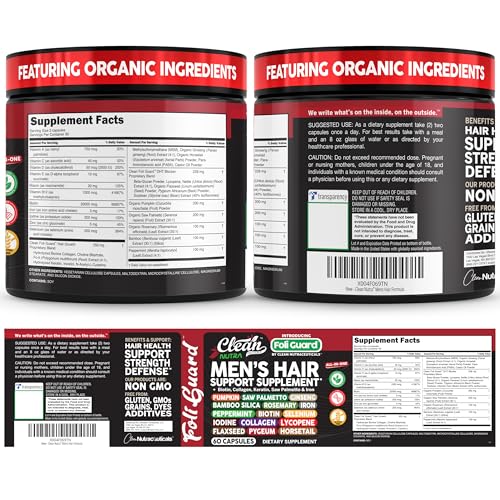 essential vitamins for men's hair care