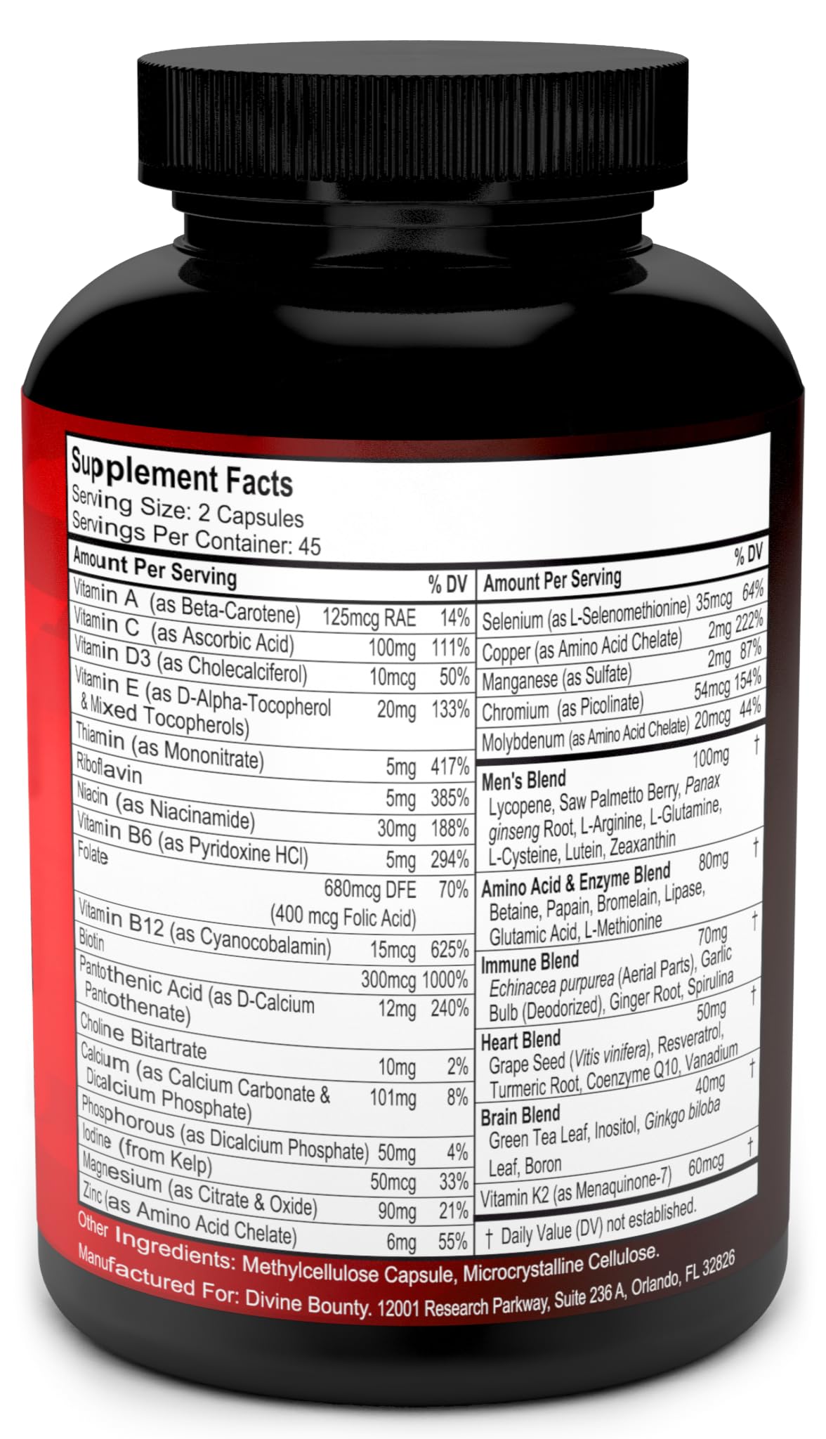 essential vitamins for men's health