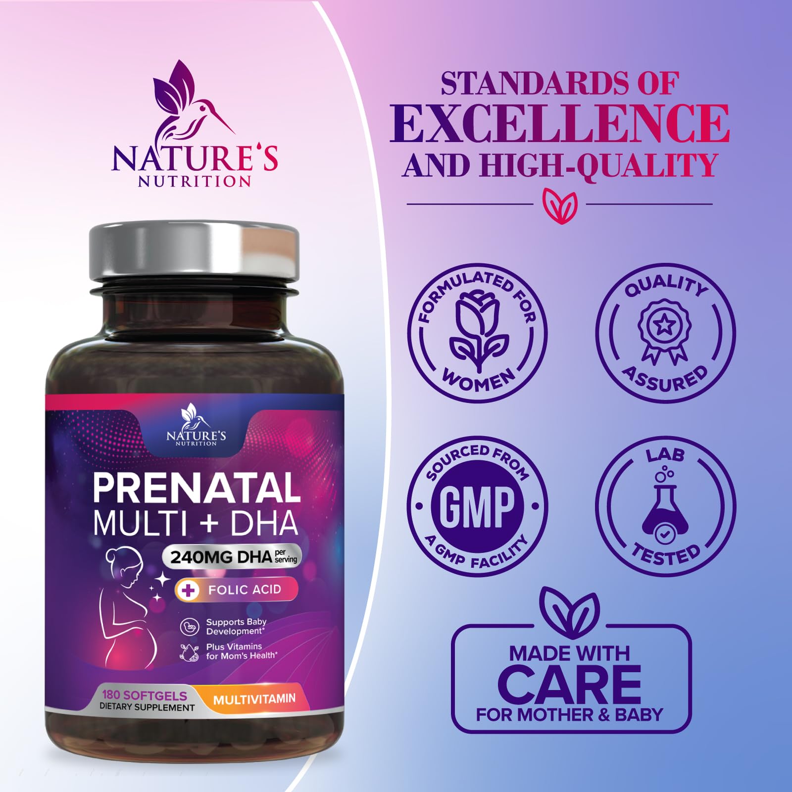 Essential vitamins for prenatal health