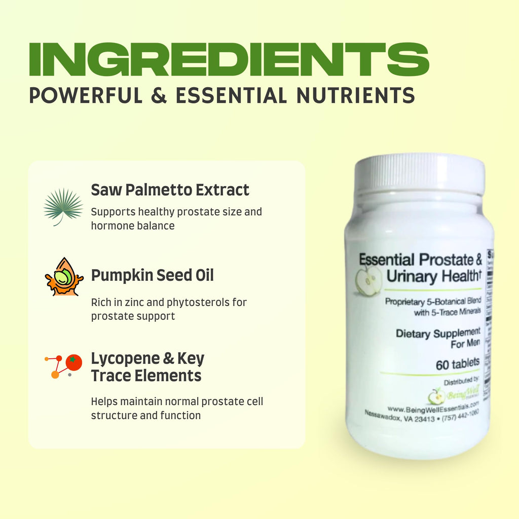 essential vitamins for prostate wellness