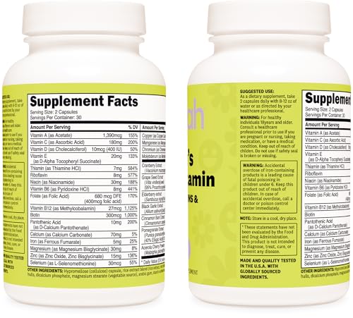 Essential vitamins for women's health