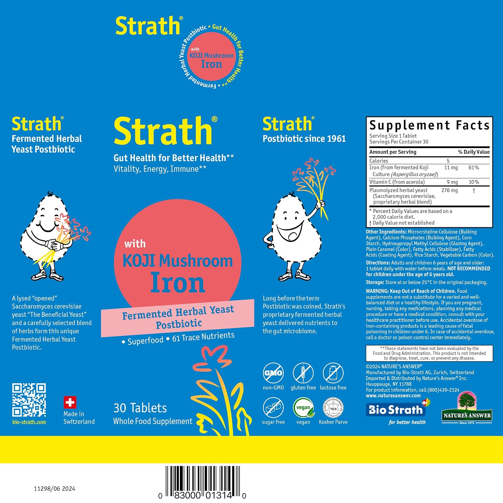 Essential vitamins from fermented yeast