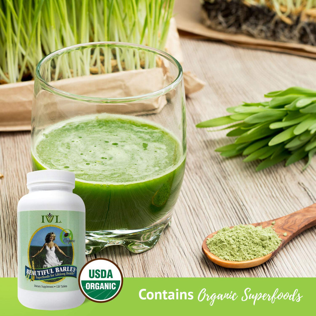 essential vitamins in barley tablets