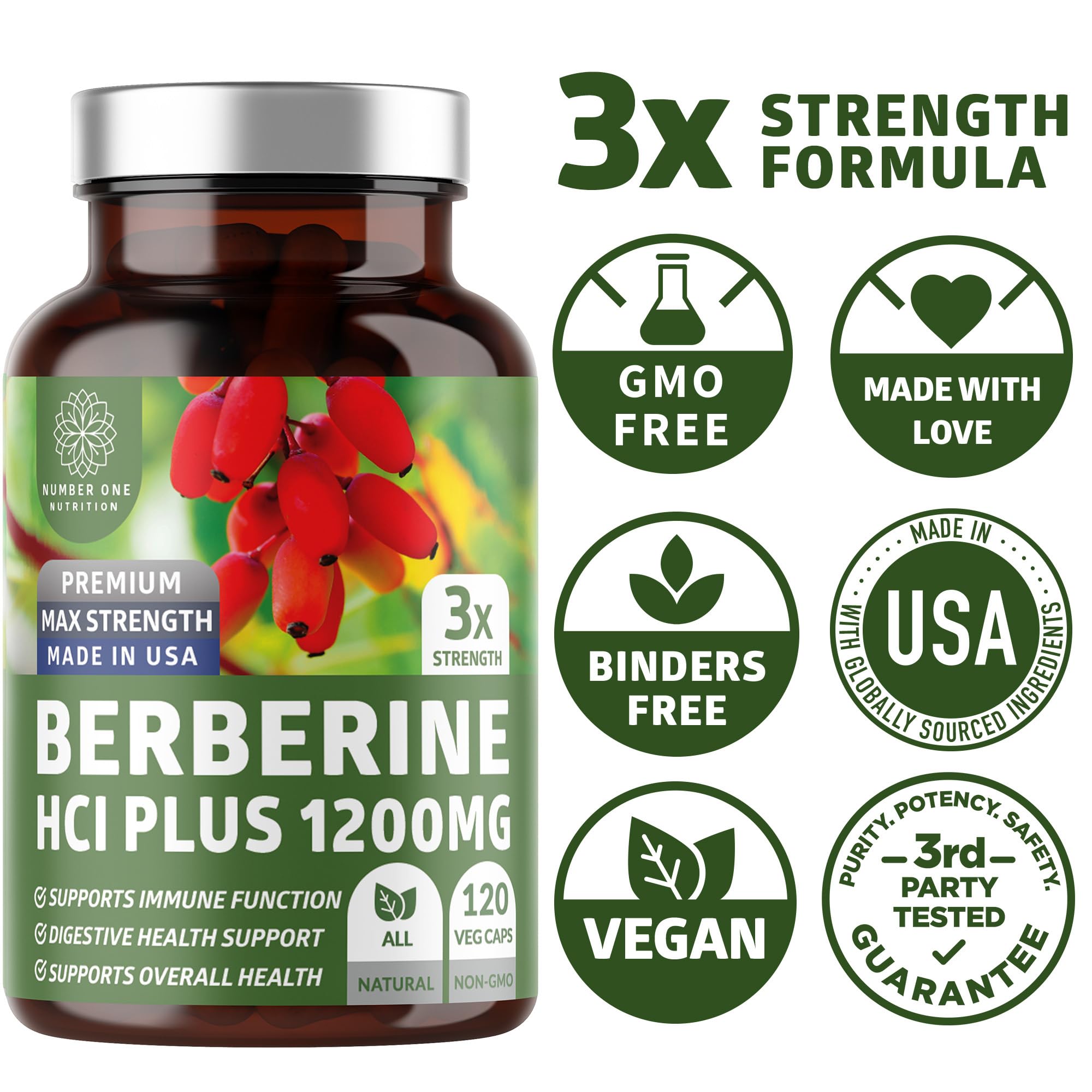 Essential vitamins in berberine capsules