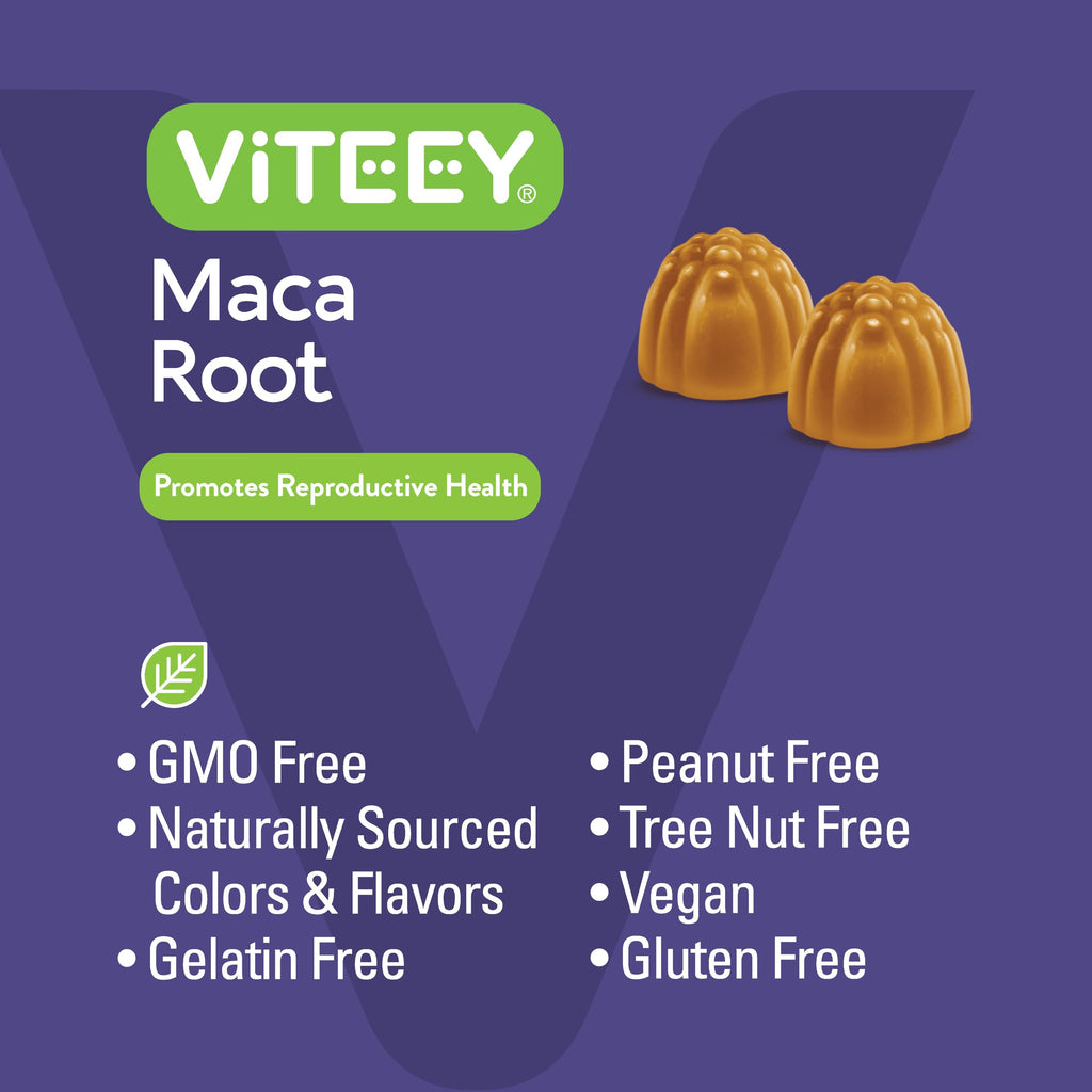 Essential vitamins in gummy form