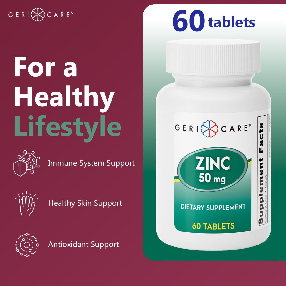 Essential zinc for antioxidant support