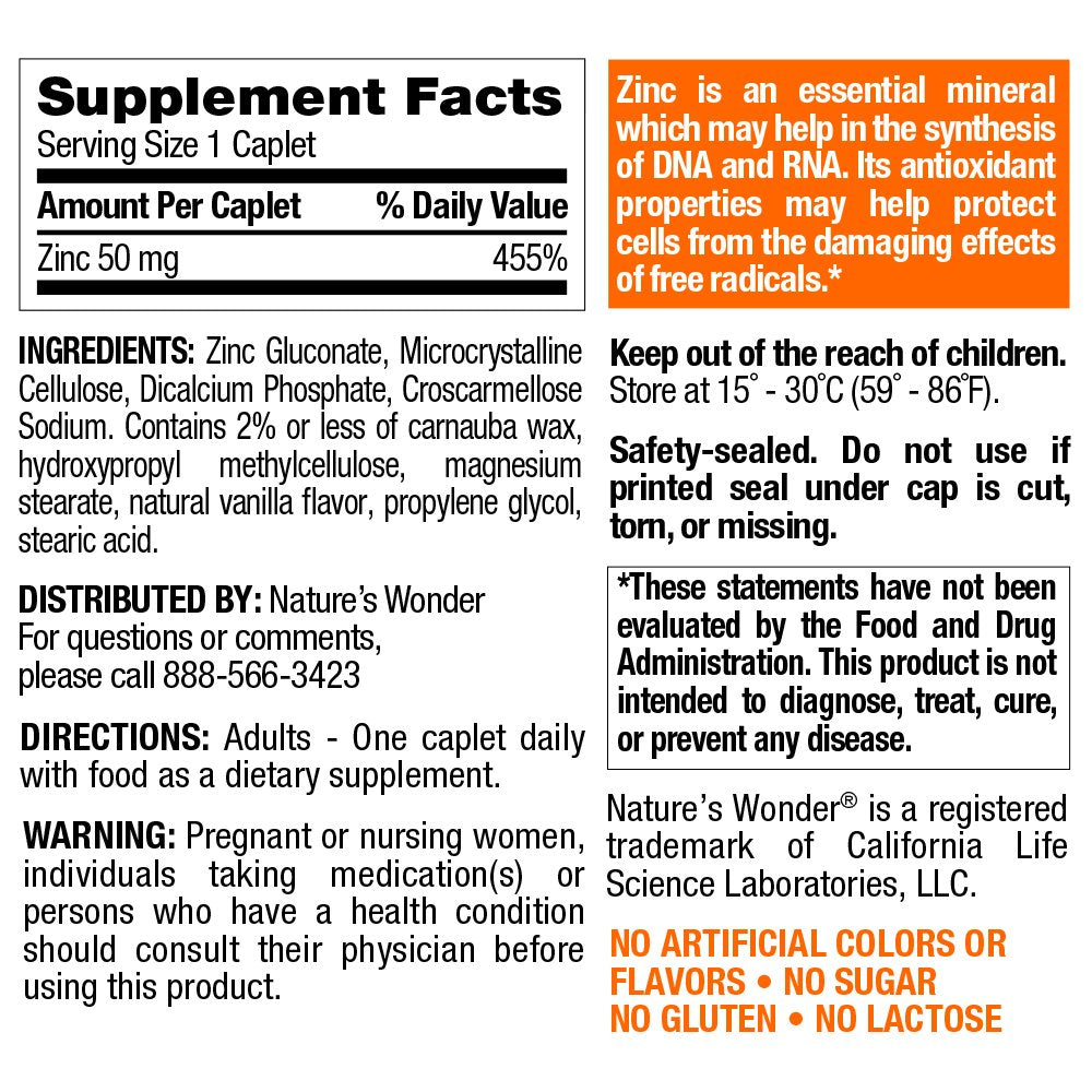 essential zinc for immune system support