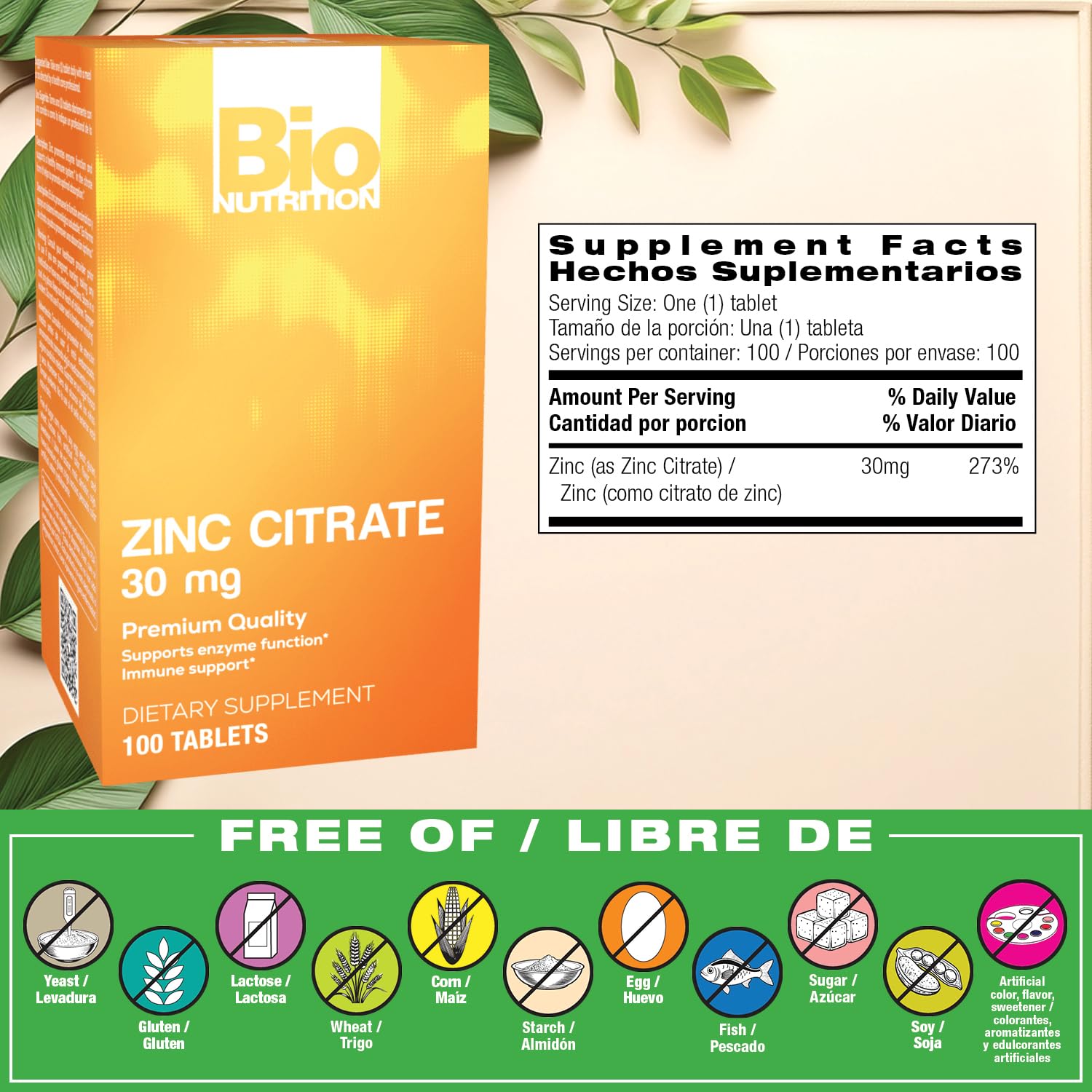 Essential zinc for immune system support
