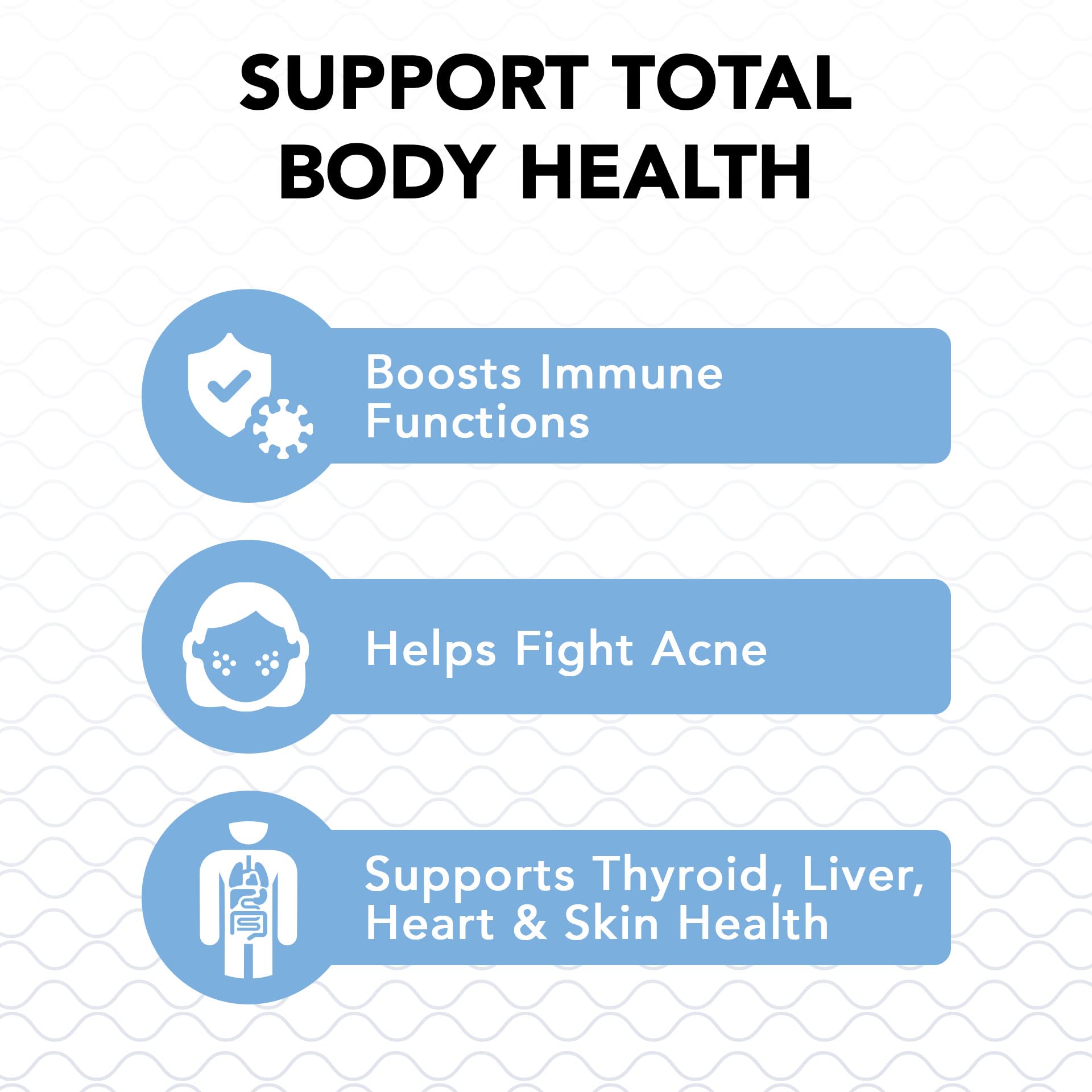 Essential zinc for overall health