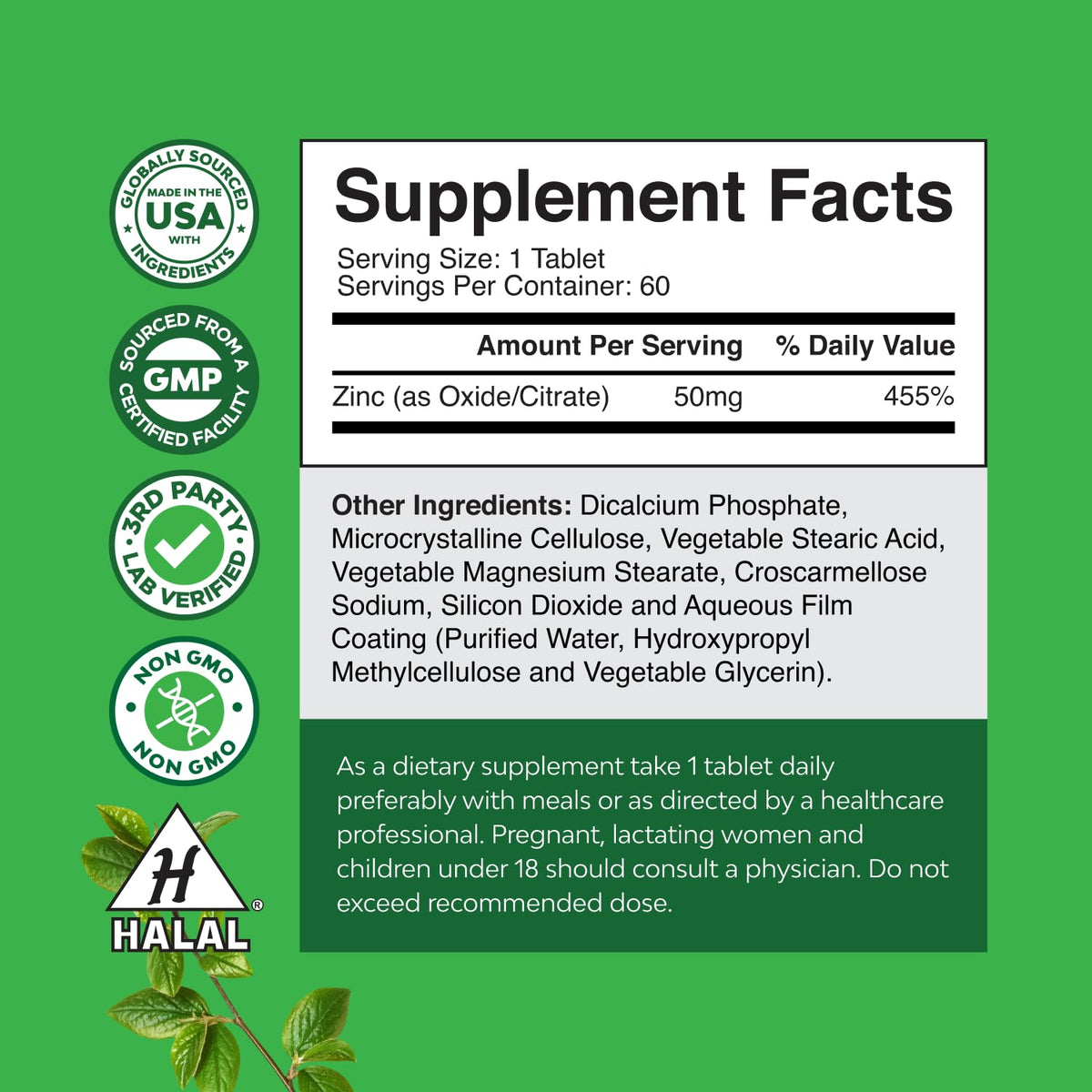 Essential zinc for overall wellbeing