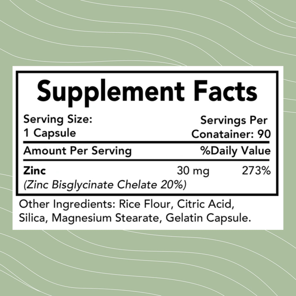 essential zinc for skin support