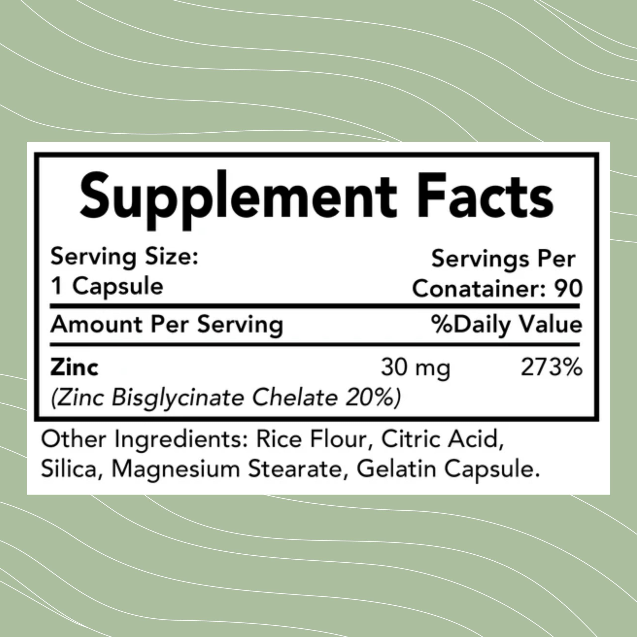 essential zinc for skin support