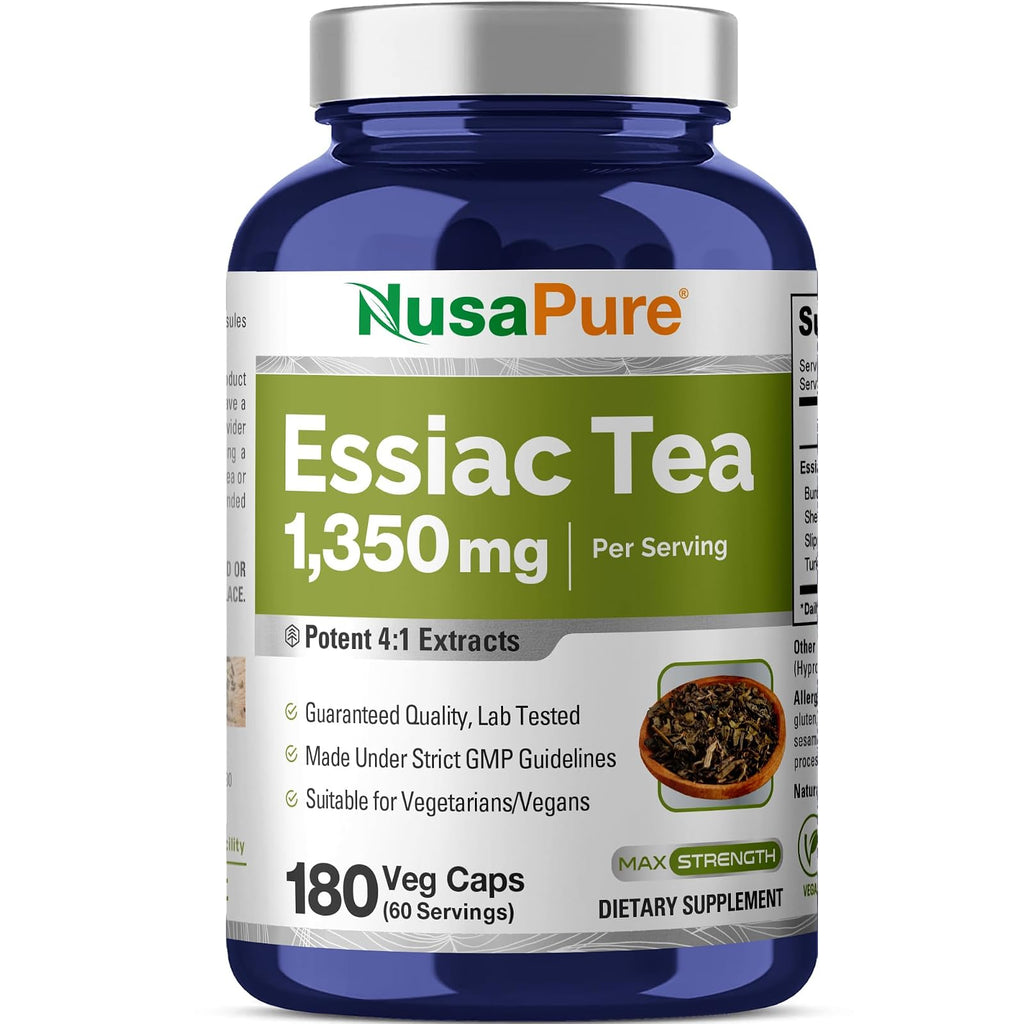 Essiac tea veggie capsules for wellness