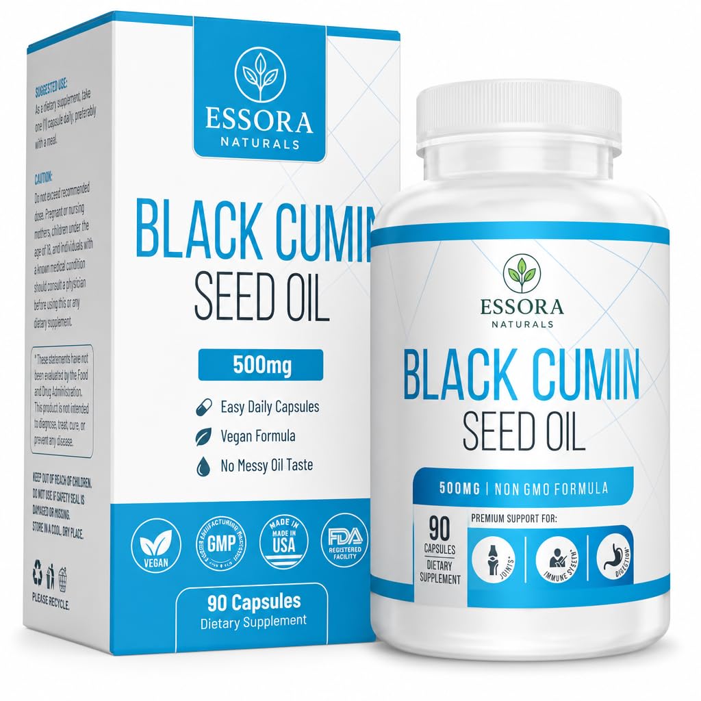 Essora Naturals Black Seed Oil capsules