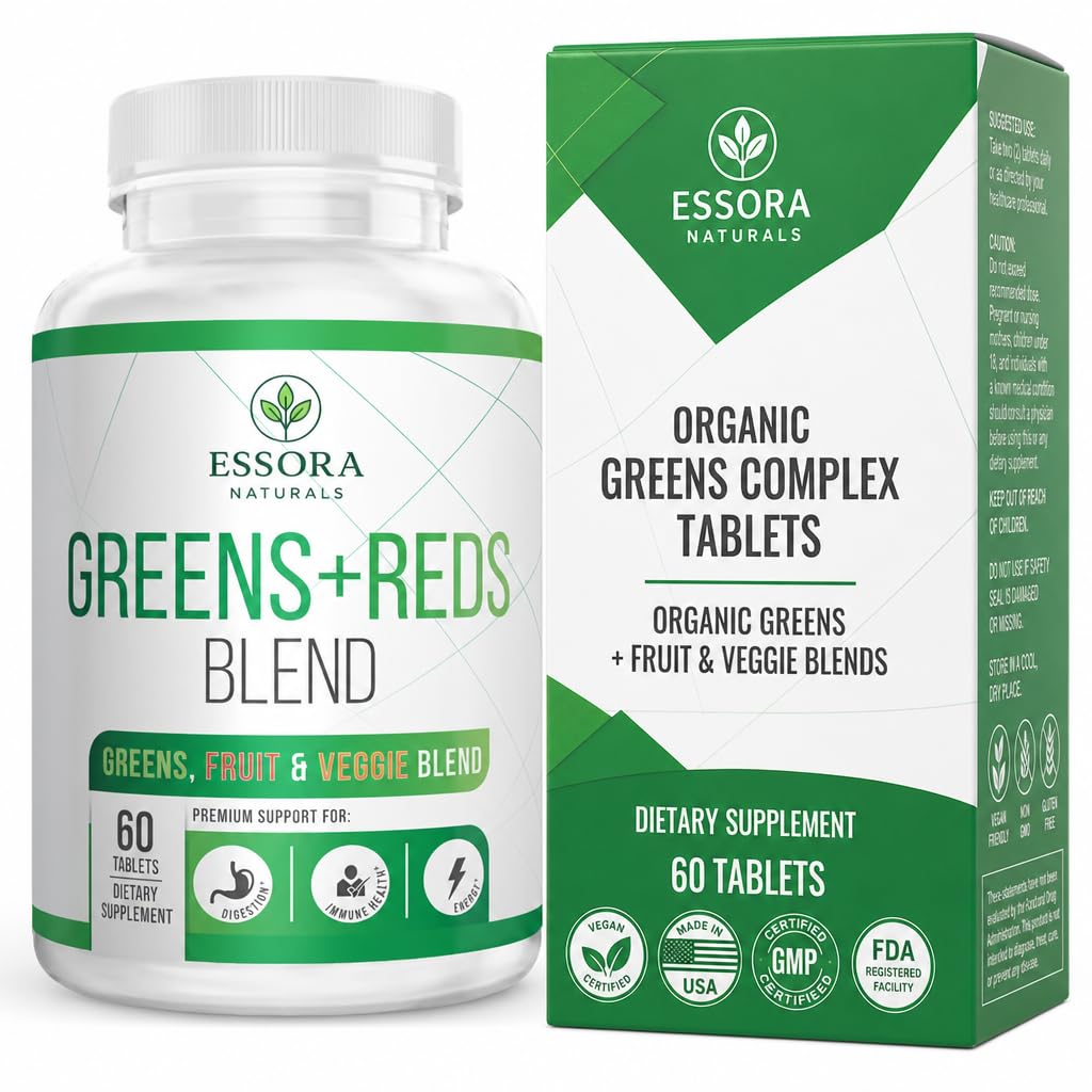 Essora Naturals Organic Greens Complex tablets