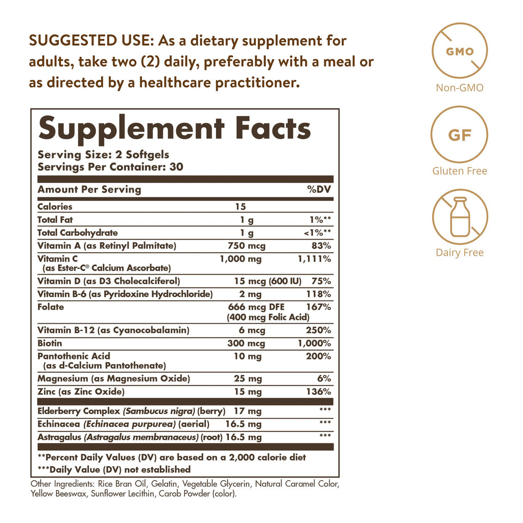 Ester-C Plus with elderberry extract