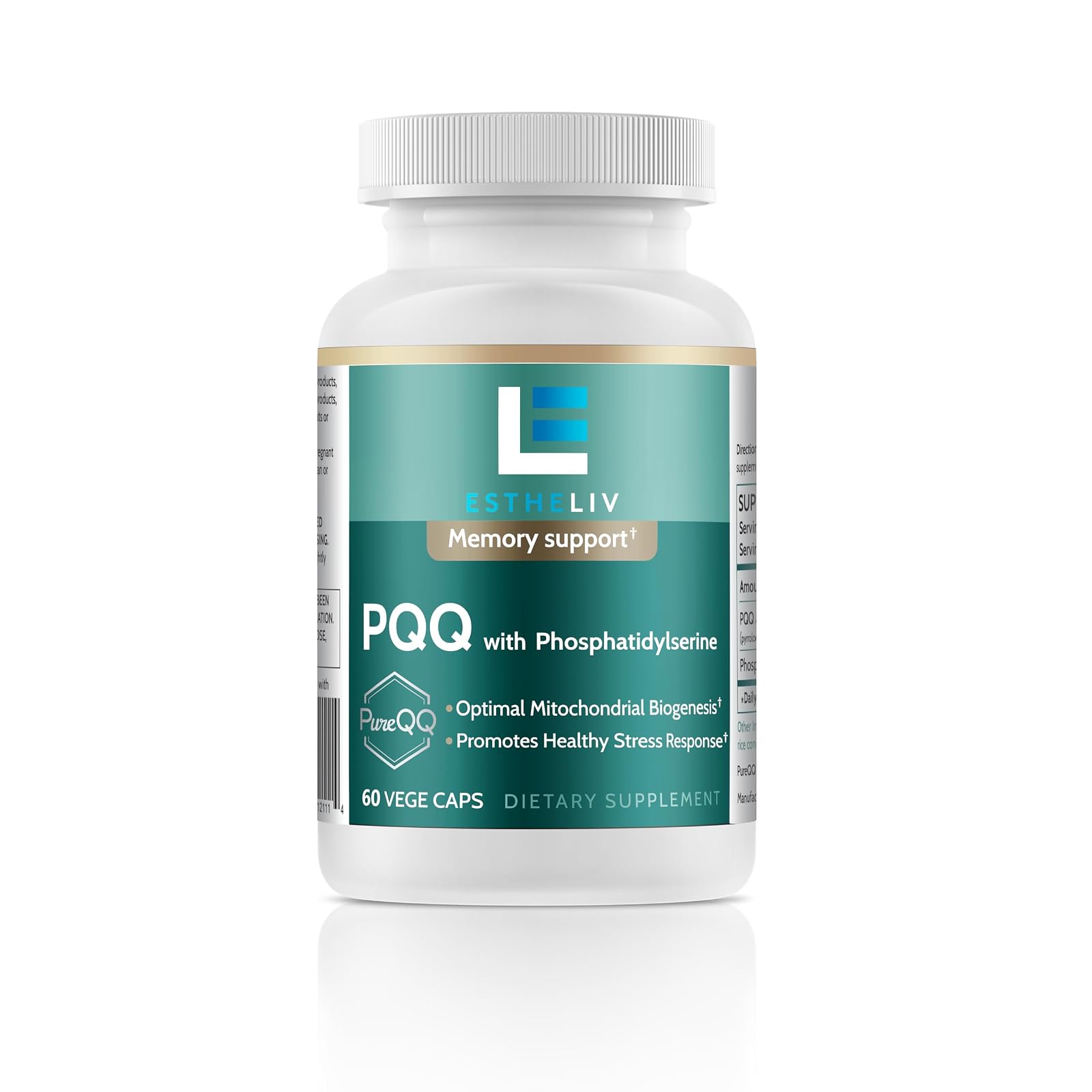 ESTHELIV PQQ veggie capsules for brain health